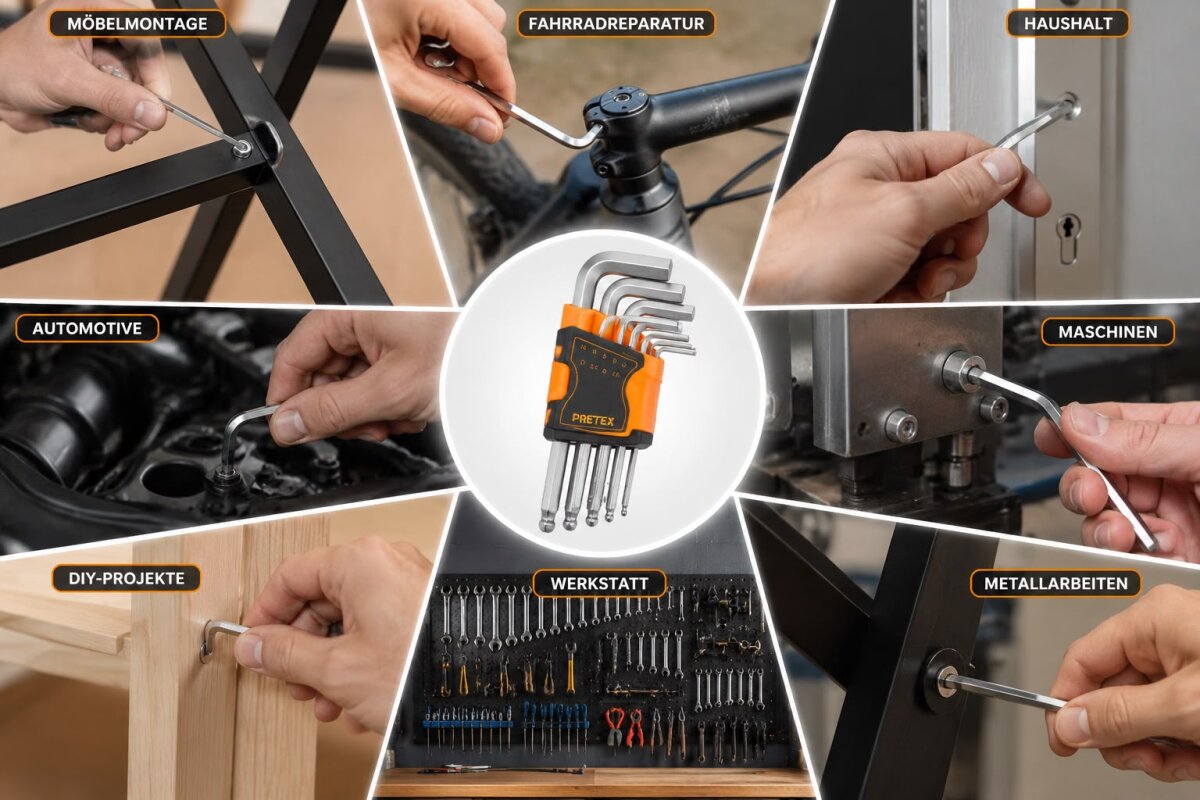 9-Piece Allen Key Set for Precise Applications, 4,50